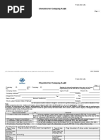 ISM DOC Audit Checklist PDF | PDF | Audit | Risk