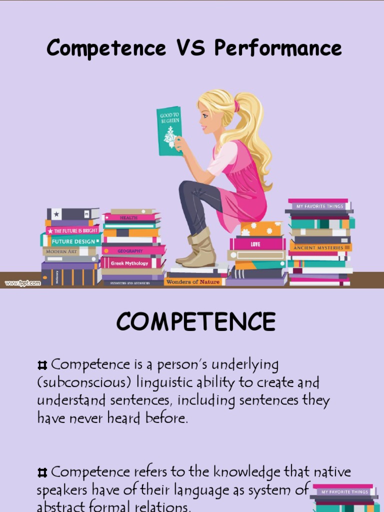 Competence Vs Performance PDF | PDF | Cognition | Neuropsychology