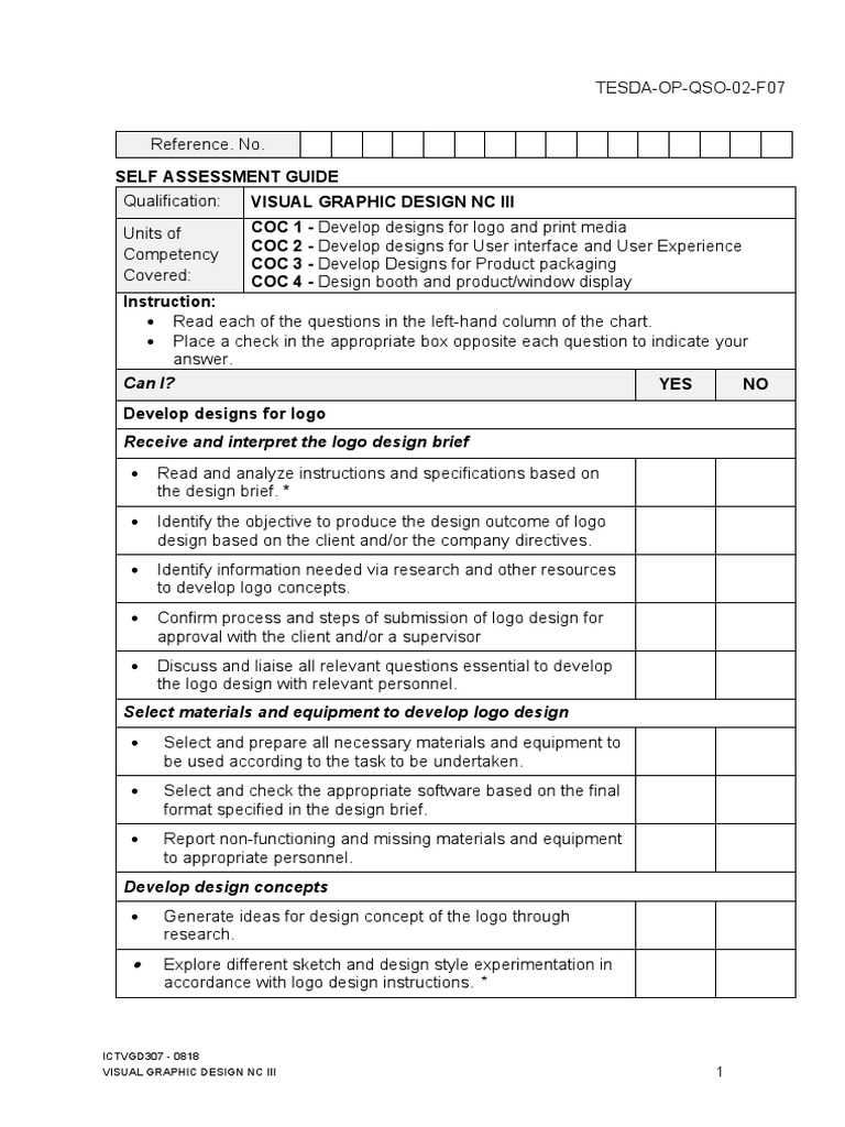 SAG - Visual Graphics Design NC III | PDF | Page Layout | Design