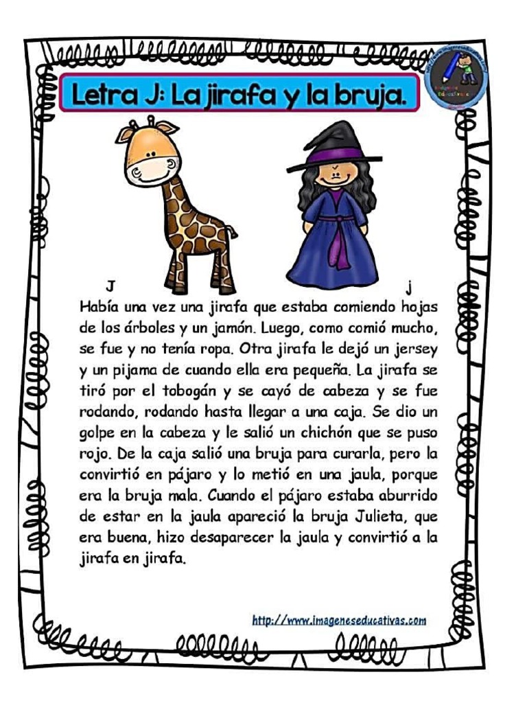 Cuento La Jirafa y La Bruja | PDF