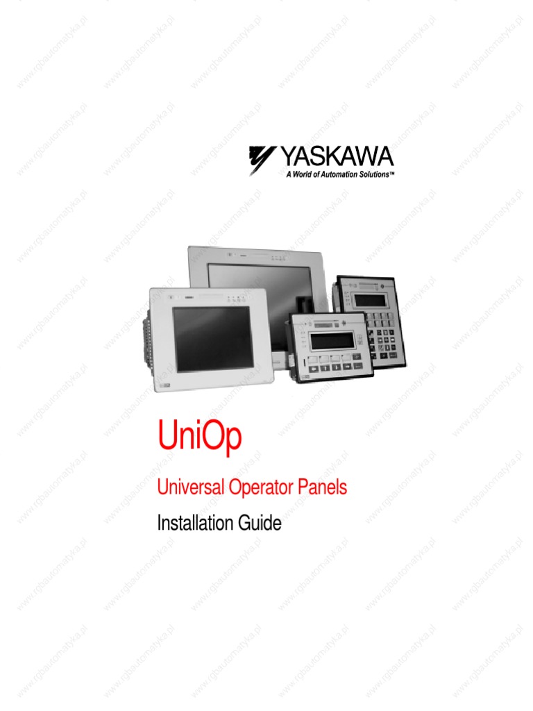 CP10G 04 0045 Operator Panel Uniop Manual | PDF | Electronic ...