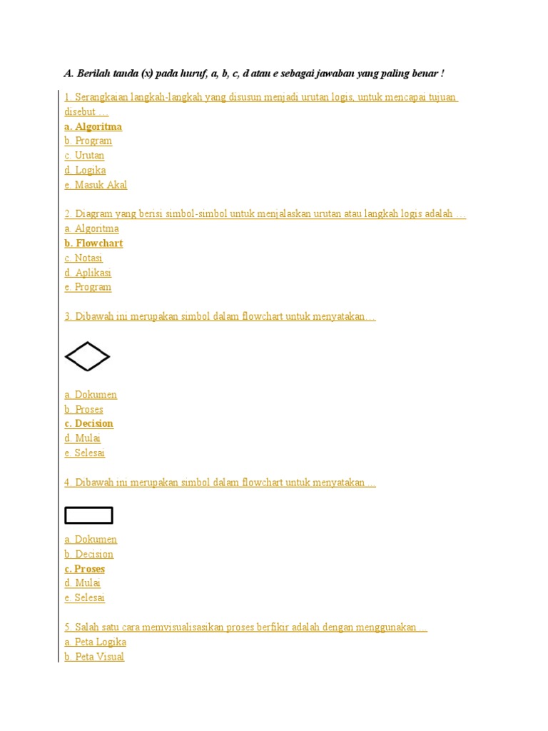 Kuis Logika dan Aplikasi Komputer | PDF