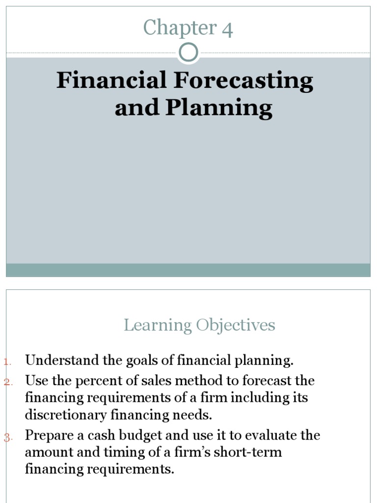 Financial Forecasting and Planning | PDF | Financial Plan | Pro Forma