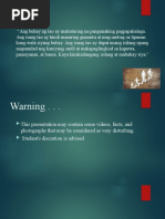 Position Paper Outline (Tagalog) | PDF