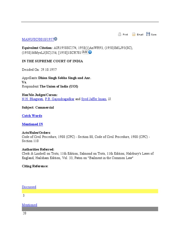 Manu/Sc/0010/1957: Equivalent Citation: Air1958Sc274, 1958 (1) Anwr93 ...