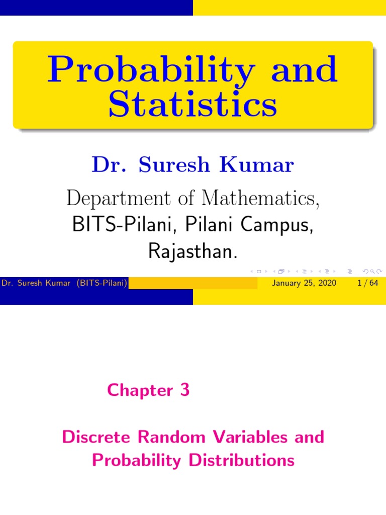 Chap 3 | PDF | Poisson Distribution | Teaching Mathematics