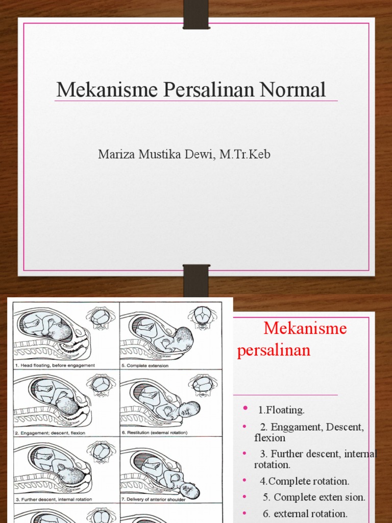 3) Mekanisme Persalinan Normal | PDF