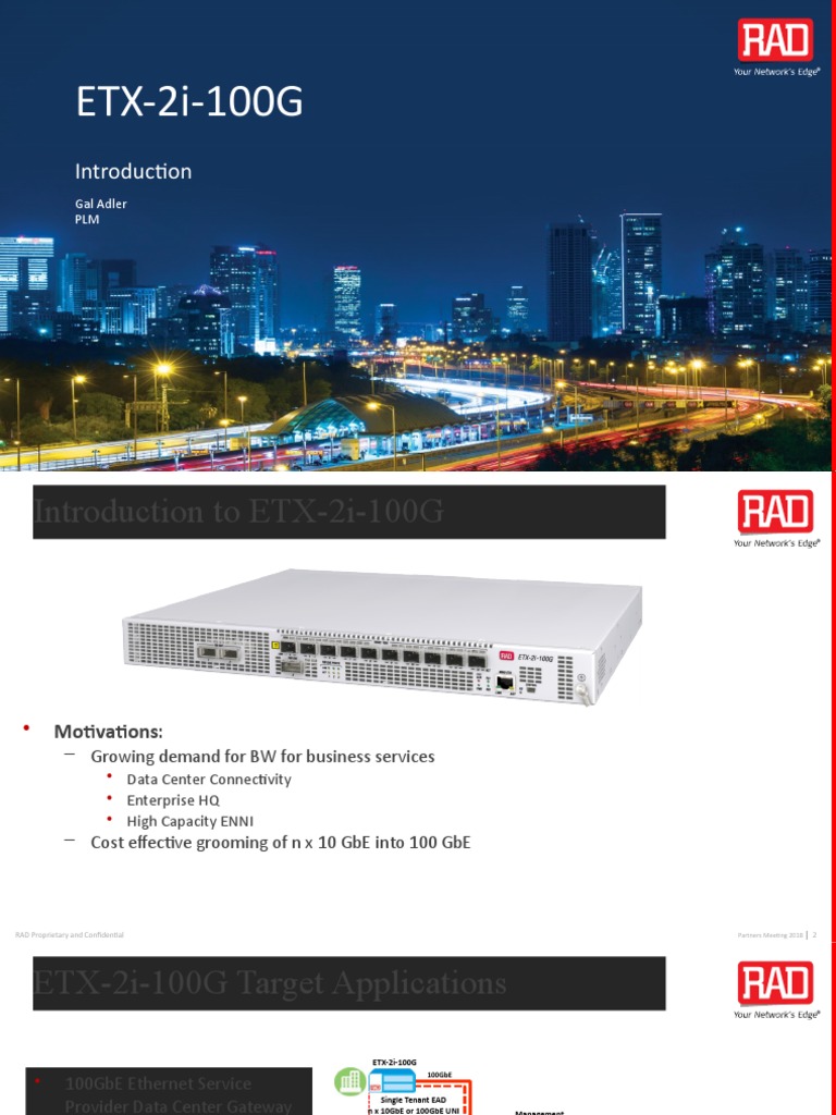 ETX-2-100G Update OCT2018 For Yaakov | PDF | I Pv6 | Computer Mediated ...