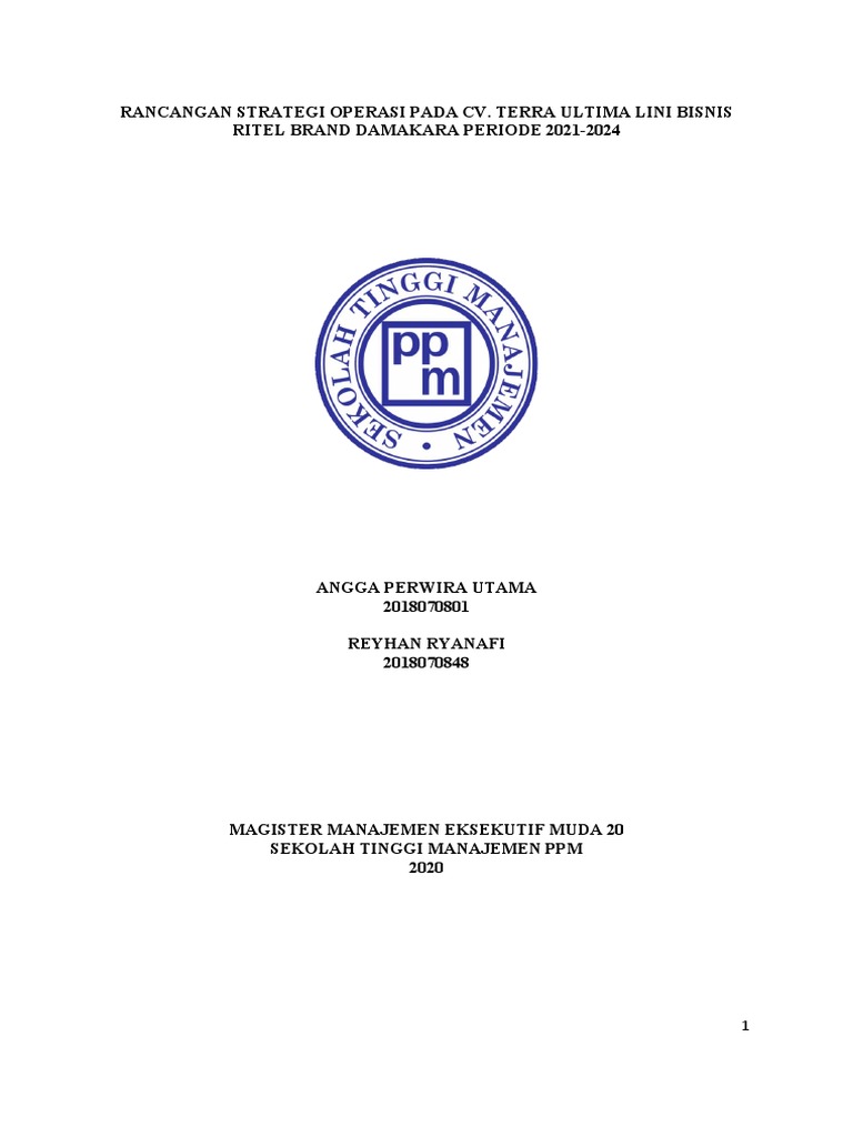 Draft Proposal Tesis Damakara | PDF