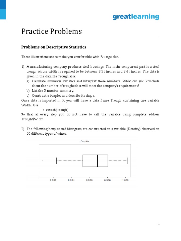 FBS Practice Assignment Fro Session | PDF | Statistical Theory | Statistics