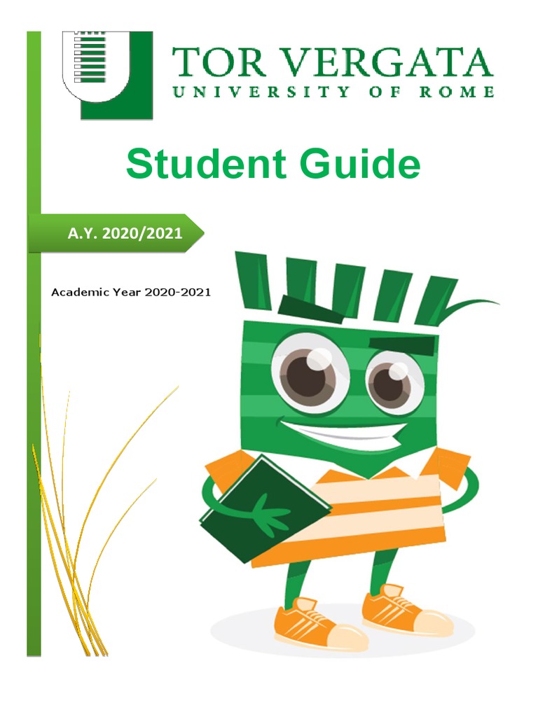 Student Guide Tor Vergata University 2020-2021 | Download Free PDF ...