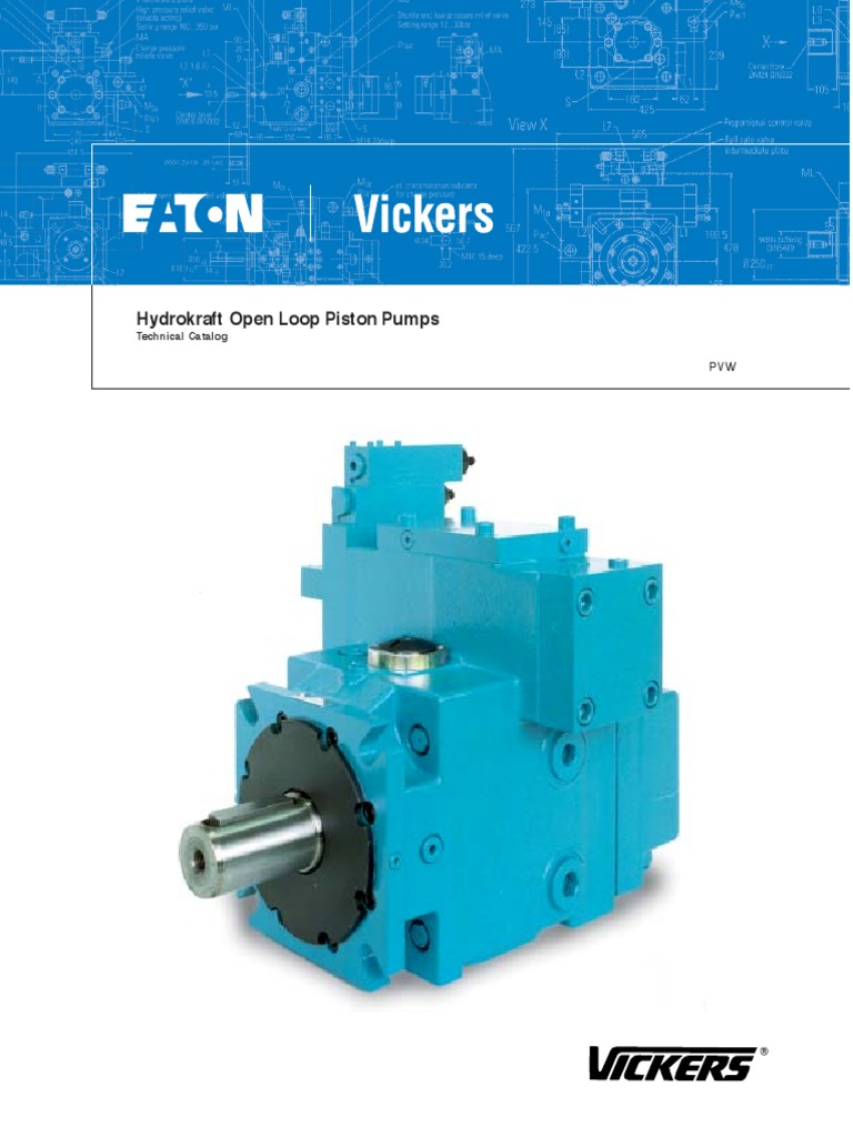 Eaton Hydrokraft Open Loop Piston Pumps Technical PDF | PDF | Pump ...