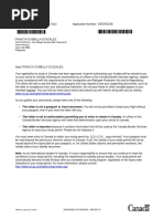 Rejection Letter | PDF | Travel Visa | Government And Personhood