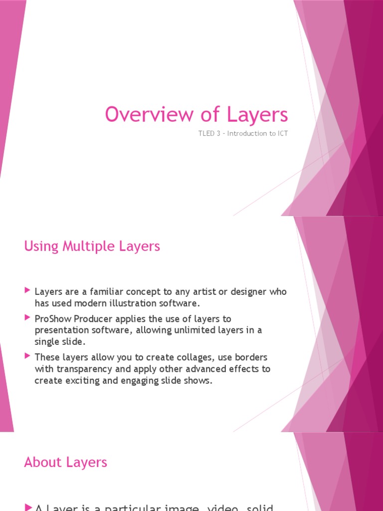 Overview of Layers: TLED 3 - Introduction To ICT | PDF | Adobe ...