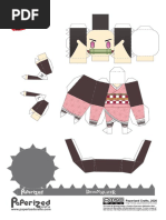 Demon Slayer - Zenitsu Agatsuma Papercraft PDF | PDF