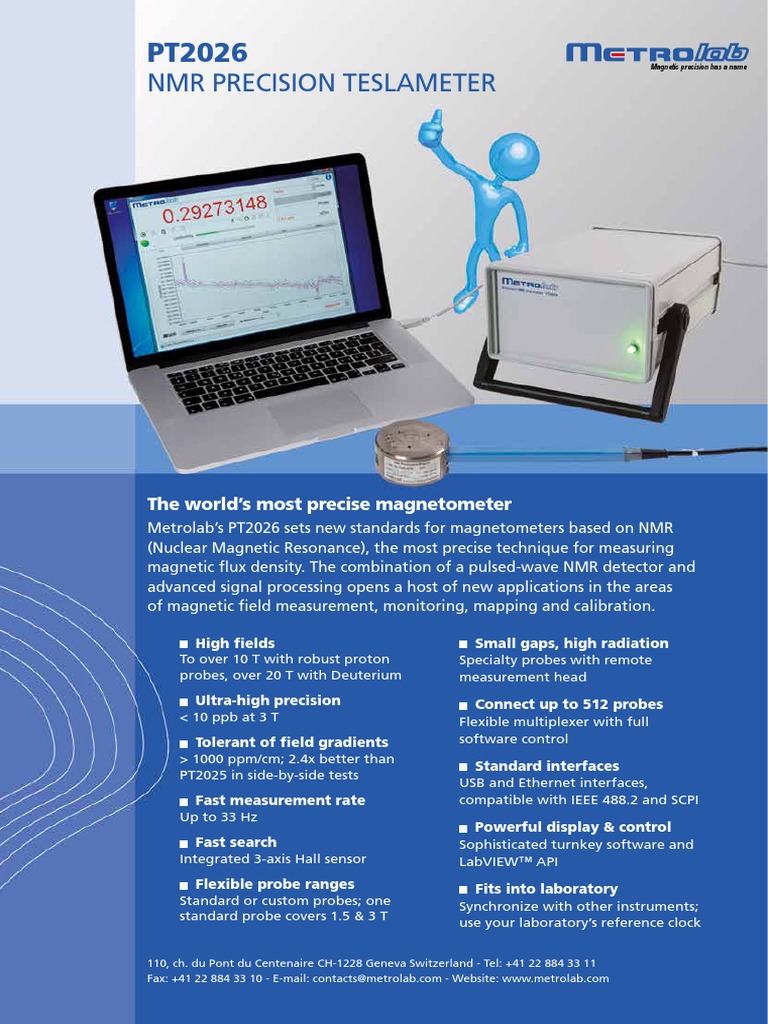 NMR Precision Teslameter: The World's Most Precise Magnetometer | PDF ...