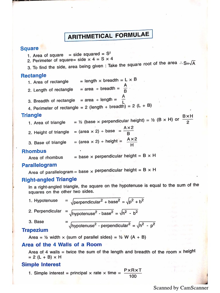 Formula Pdf Pdf