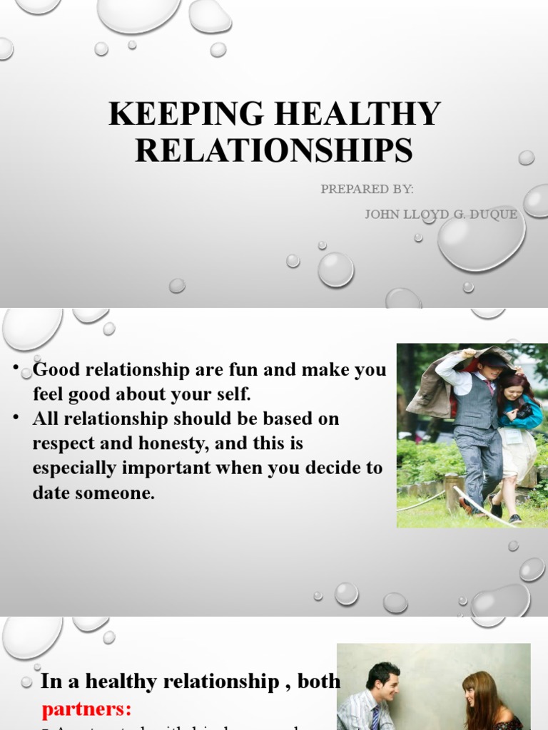 Module 9.7-Keeping Healthy Relationship | PDF | Adolescence | Sexual ...