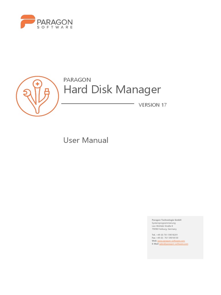 Hard Disk Manager: User Manual | PDF | Backup | Transport Layer Security