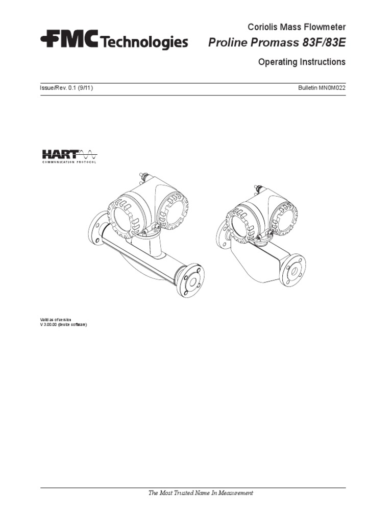 Proline Promass 83F and 83E PDF | PDF | Safety | Power Supply
