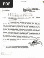 Charge Report Form For Gazzetted Officers | PDF