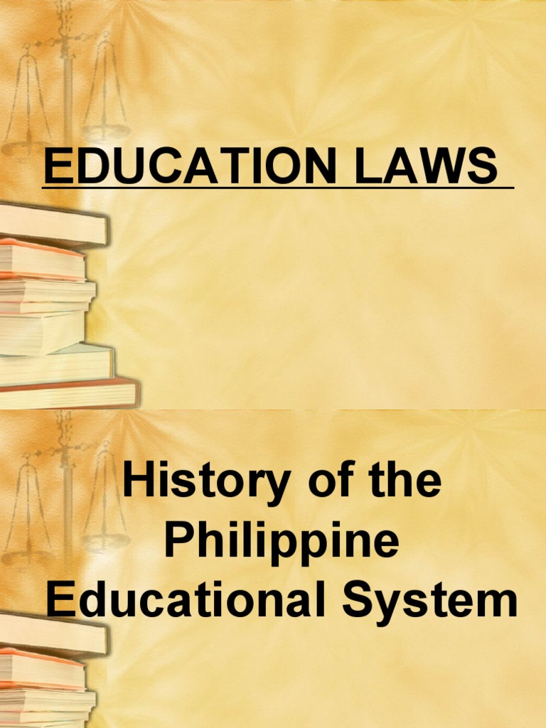 Education Laws | PDF | Government | Social Institutions
