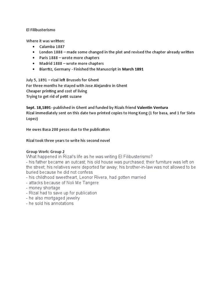 Sept. 18,1891-Published in Ghent and Funded by Rizals Friend Valentin ...