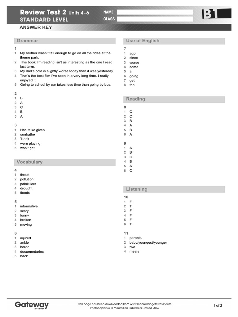 Grammar Use of English: Answer Key | Download Free PDF | Linguistics ...