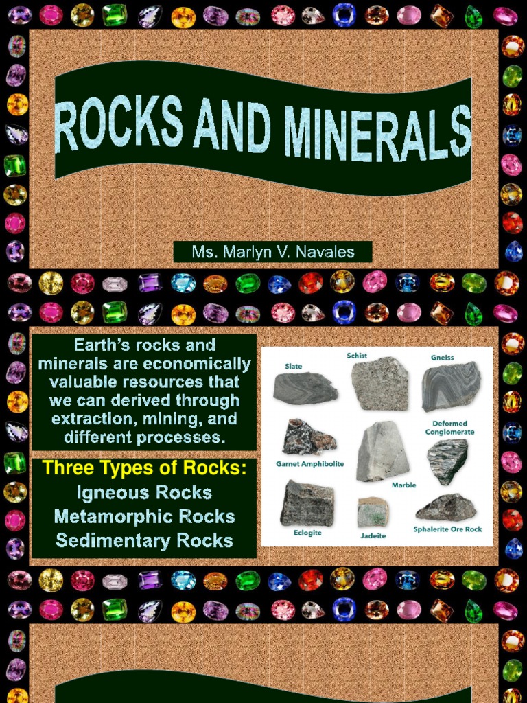 Lesson 5. ROCKS AND MINERALS PDF | Download Free PDF | Rock (Geology ...