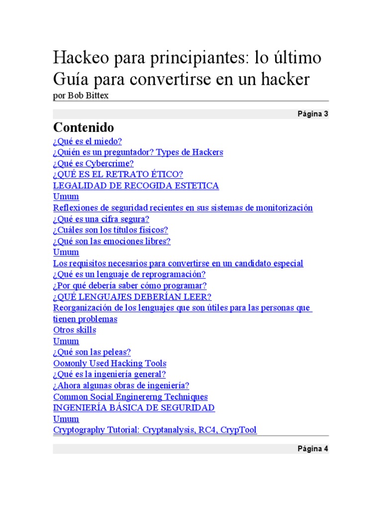 Hacking For Beginners - The Ultimate Guide To Becoming A Hacker | PDF ...