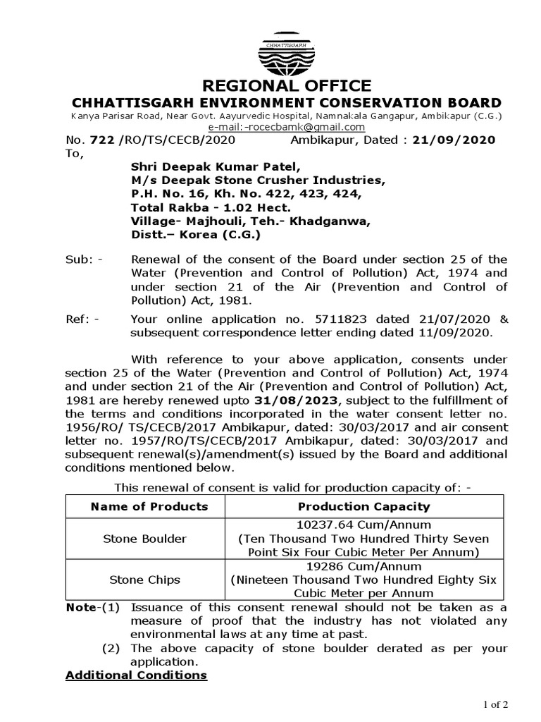 Air and Water Certificate | PDF | Groundwater | Water