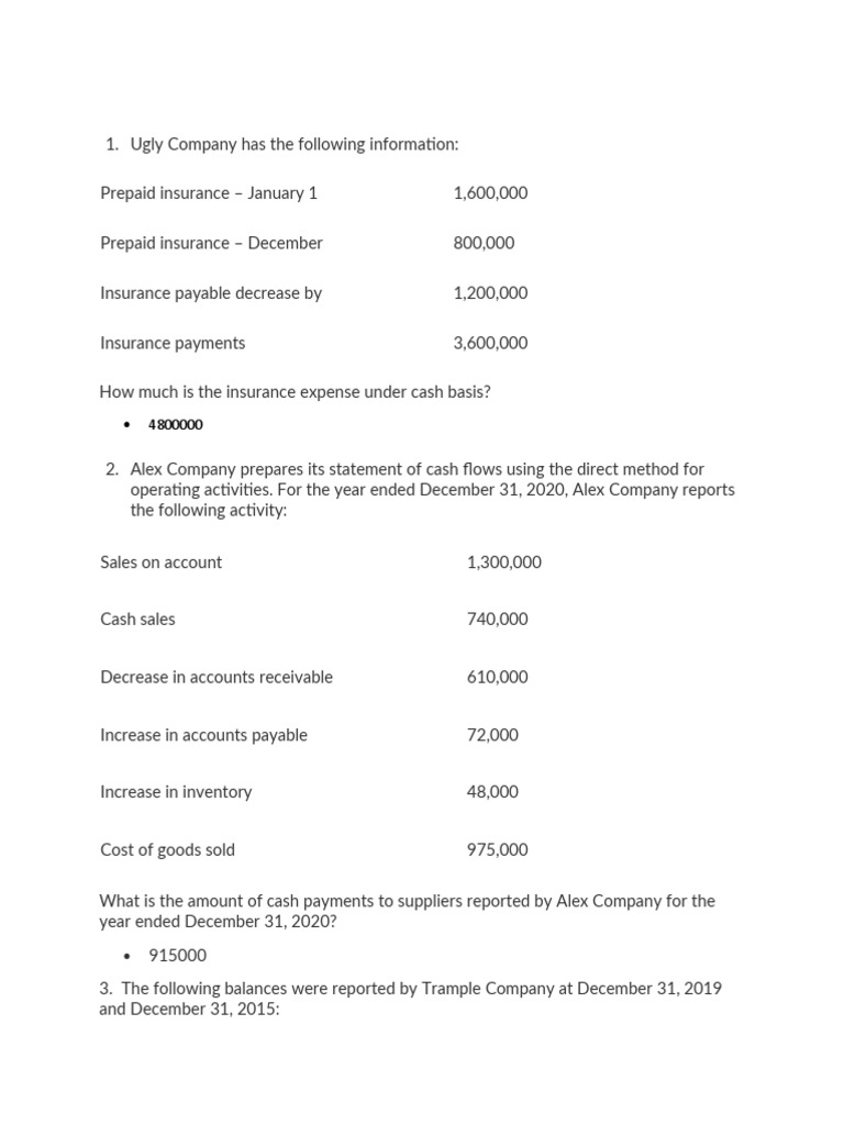 Quiz Activity#2 INTACC | PDF | Accrual | Deferral