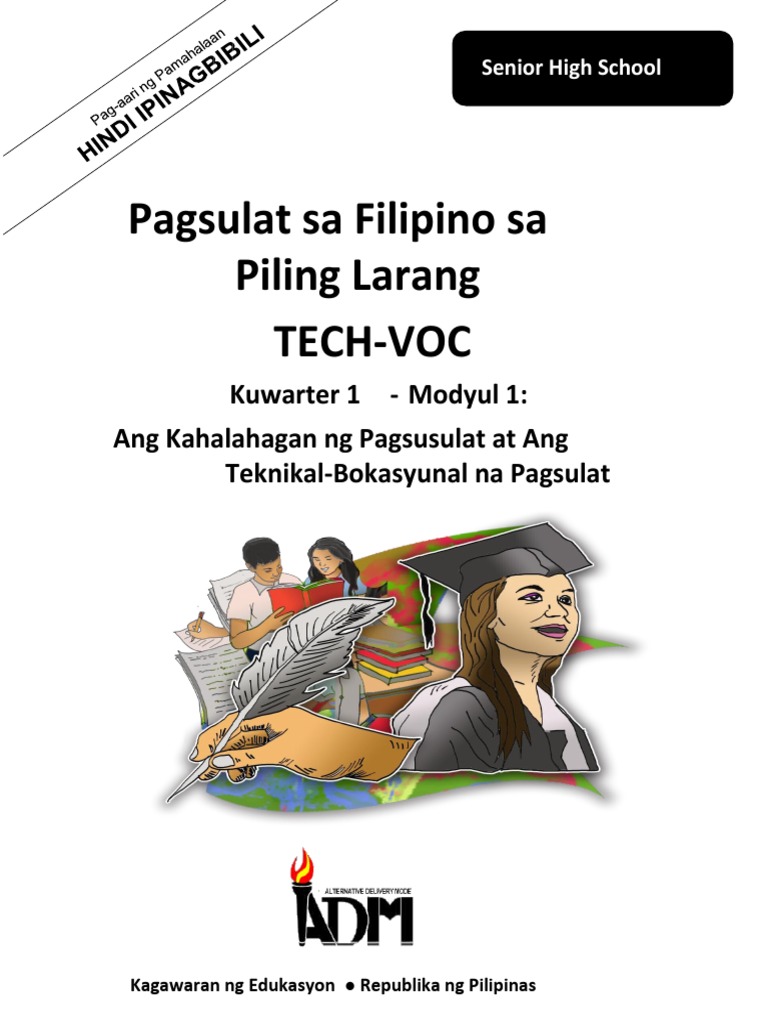 Filipino - Sa - Piling - Larang - Tech - Voc (MODULE) | PDF