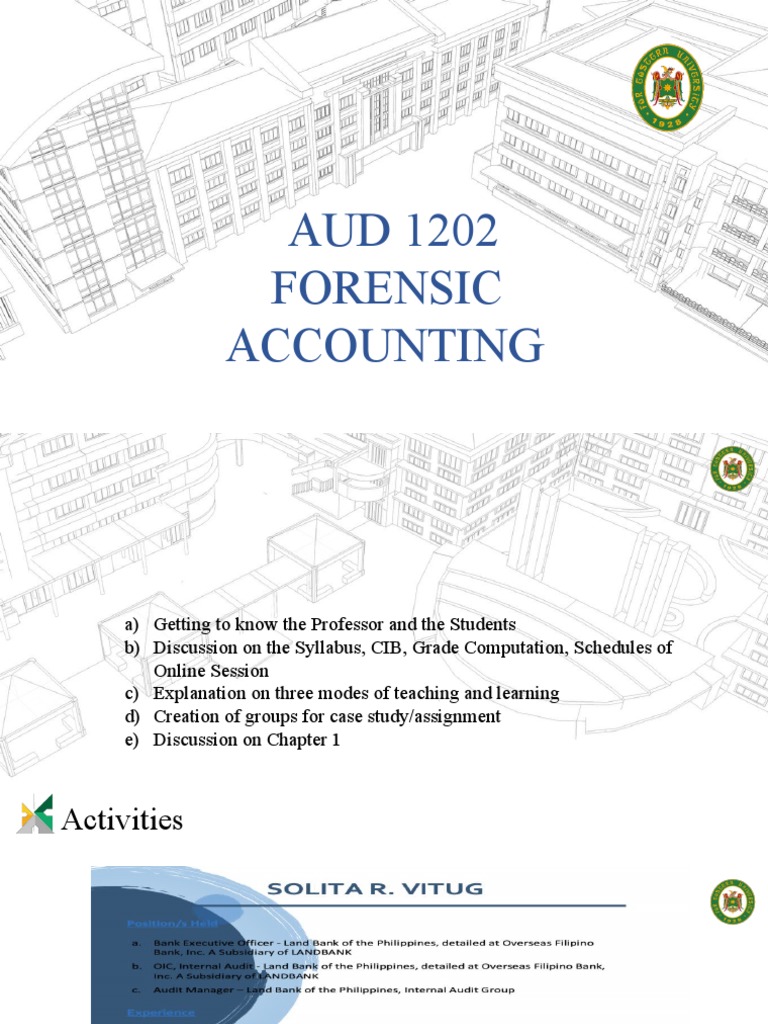 A Comprehensive Overview of the Forensic Accounting Course Syllabus ...