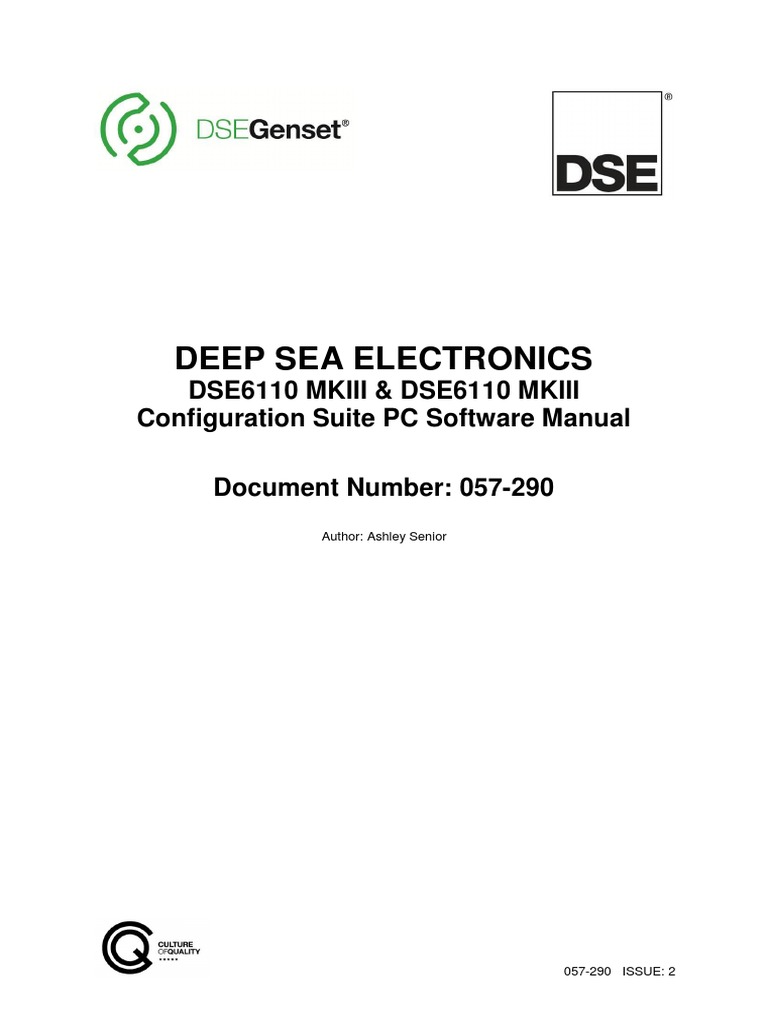 DSE6110 MKIII DSE6120 MKIII PC Software Manual PDF | PDF | Programmable Logic Controller ...