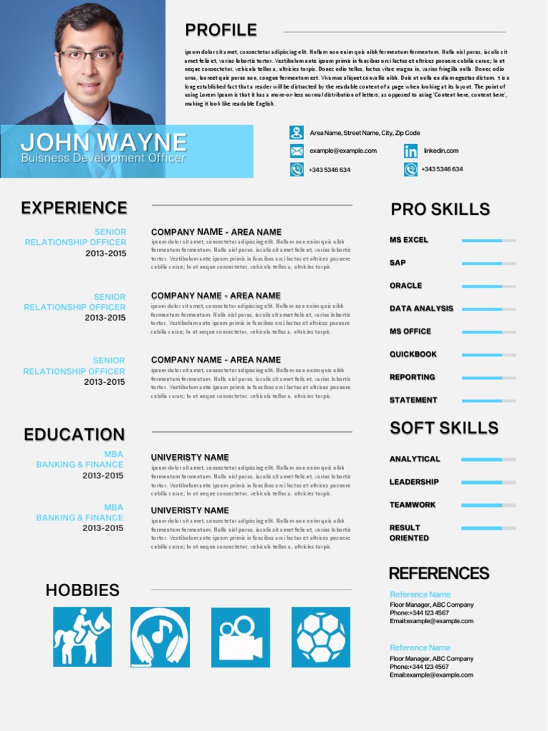 John Wayne BDO CV Template | PDF | Business