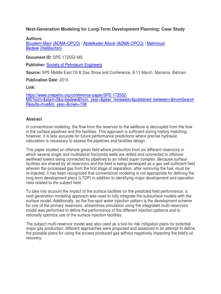 Next-Generation Modeling For Long-Term Development Planning: Case Study ...