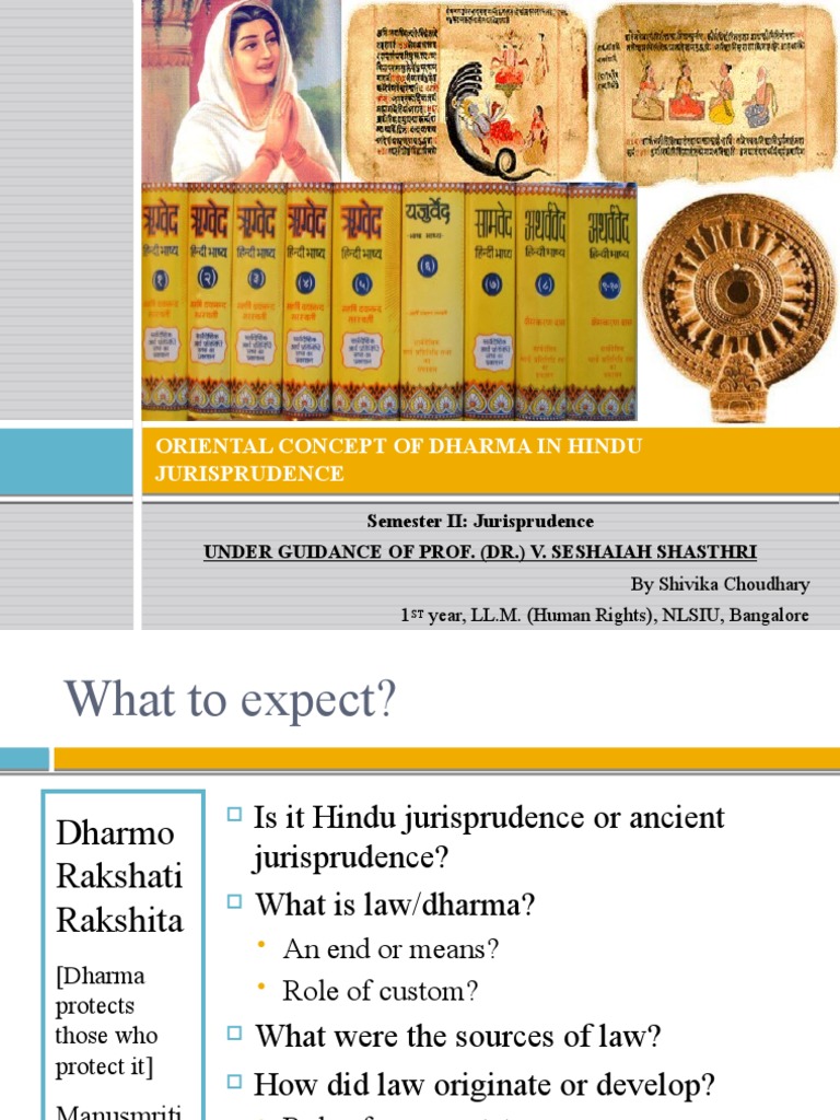 Oriental Concept of Dharma in Hindu Jurisprudence | PDF | Dharma | Vedas