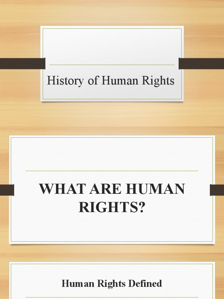 Timeline of Human Rights Development | PDF | United States Bill Of ...