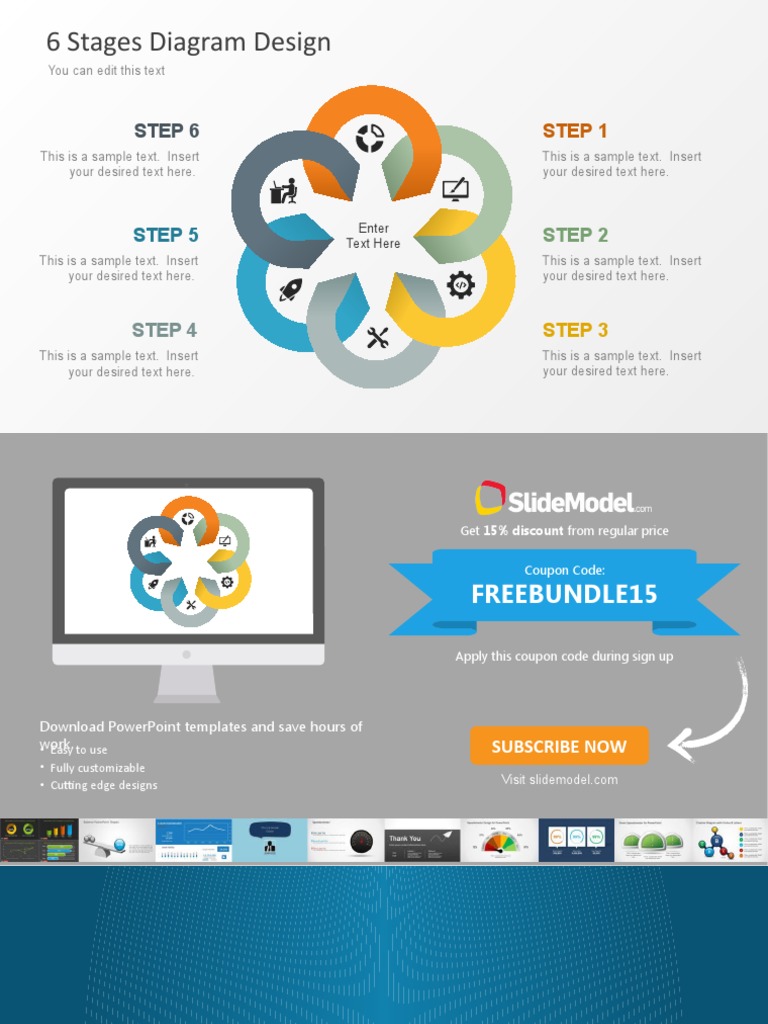 6 Stage Process Diagram Template | PDF