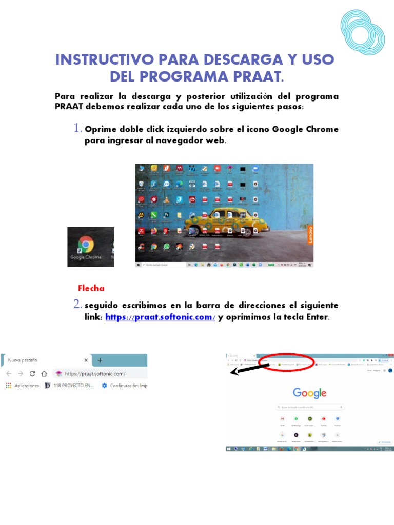 Instructivo para Descarga y Uso Del Programa Praat | PDF | Ventana ...