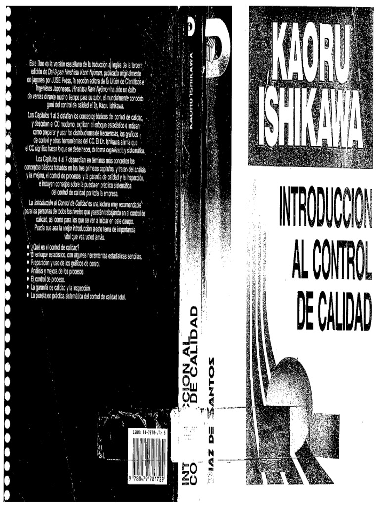 LIBRO Introduccion Al Control de Calidad by Kaoru Ishikawa PDF | PDF
