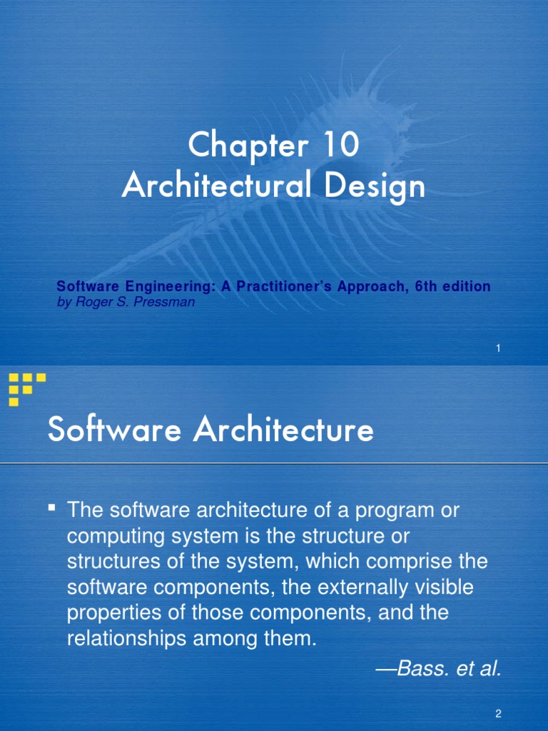 Creating An Architectural Design | PDF | Component Based Software Engineering | System