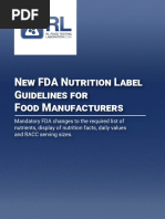 FDA Rounding Rules | PDF | Nutrition Facts Label | Essential Nutrients