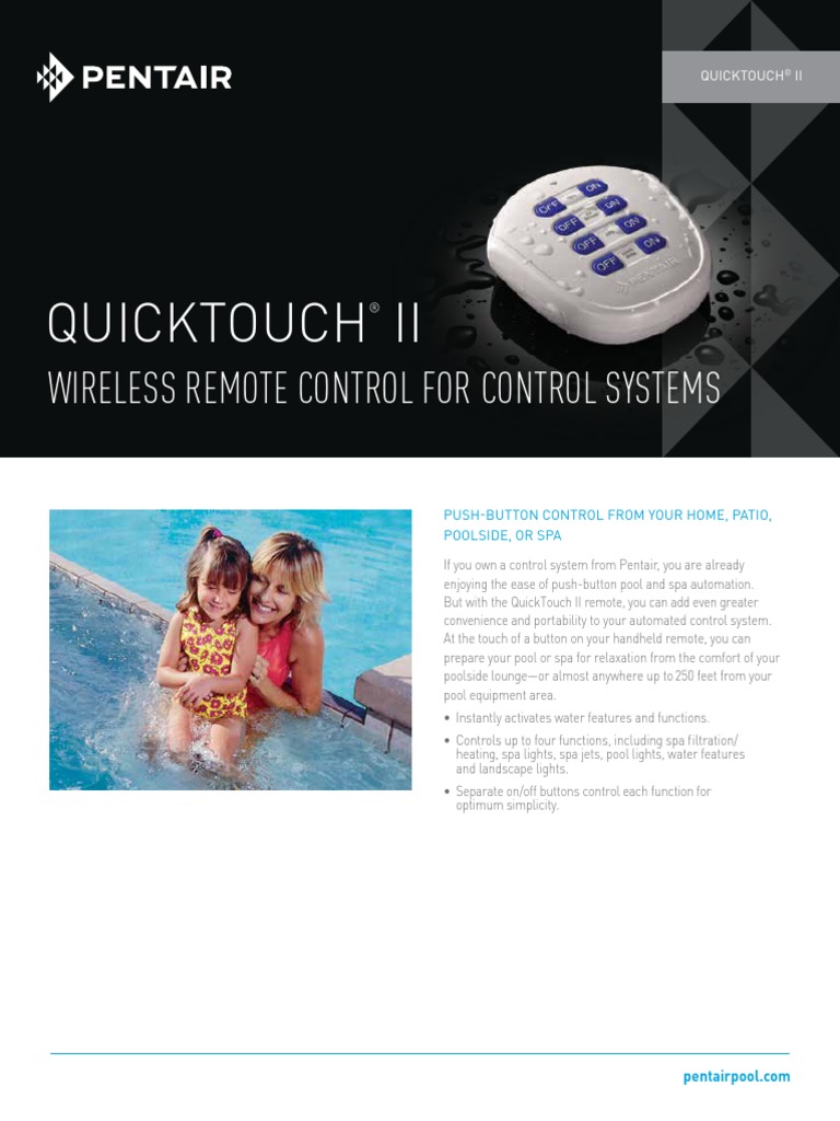 Quicktouch II: Wireless Remote Control For Control Systems | PDF ...