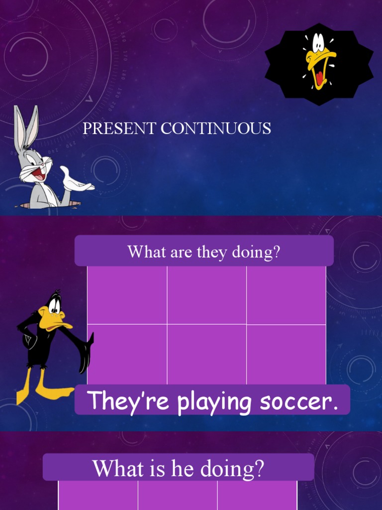 Present Continuous and Sports Game Direct Method Activities Fun ...