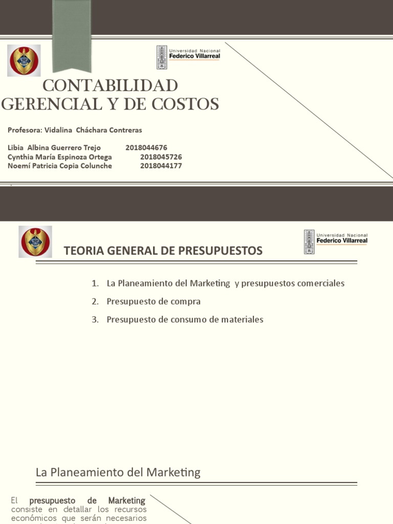 Exposicion Presupuesto-Compras | PDF | Presupuesto | Marketing