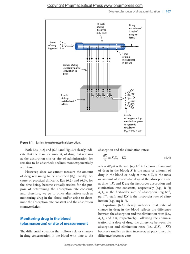 Extravascular Routes of Drug Administration: Monitoring Drug in The ...