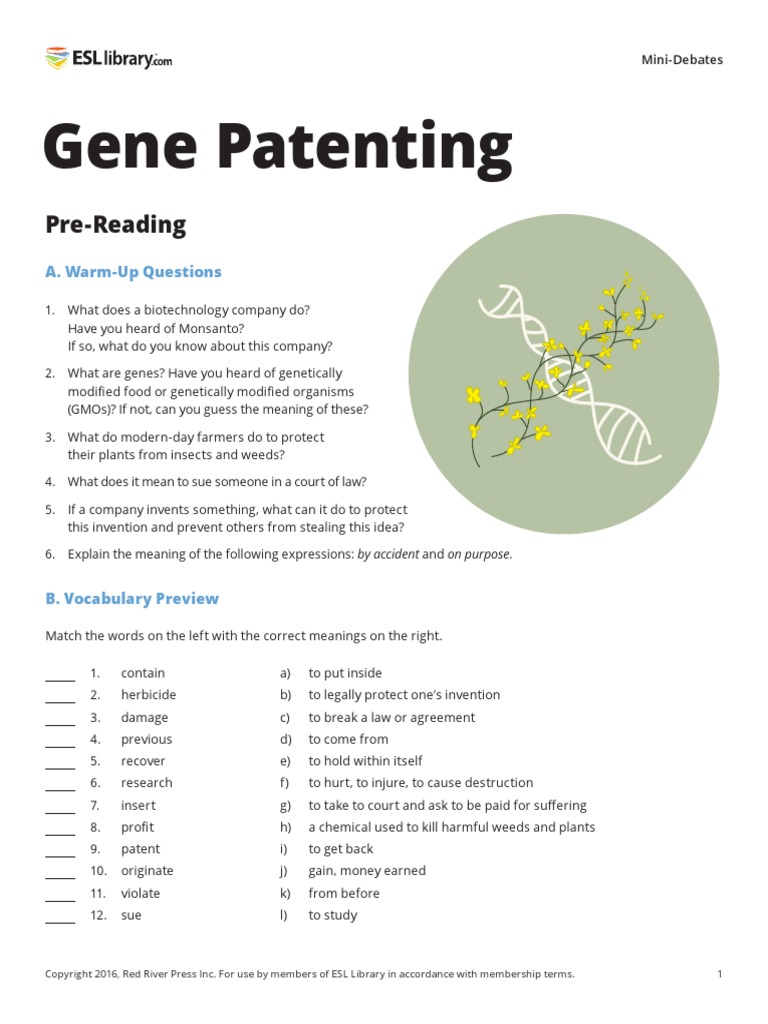 73 Gene-Patenting US | PDF | Monsanto | Patent