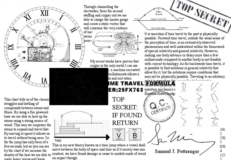 Time Travel Formula New Ver | PDF | Time Travel | Academic Discipline ...
